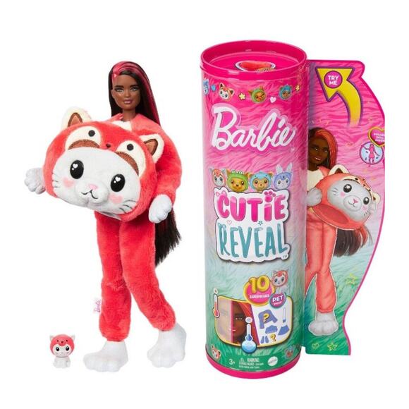 Mattel | Toys | Barbie Cutie Reveal Kitten As Red Panda Costumethemed ...